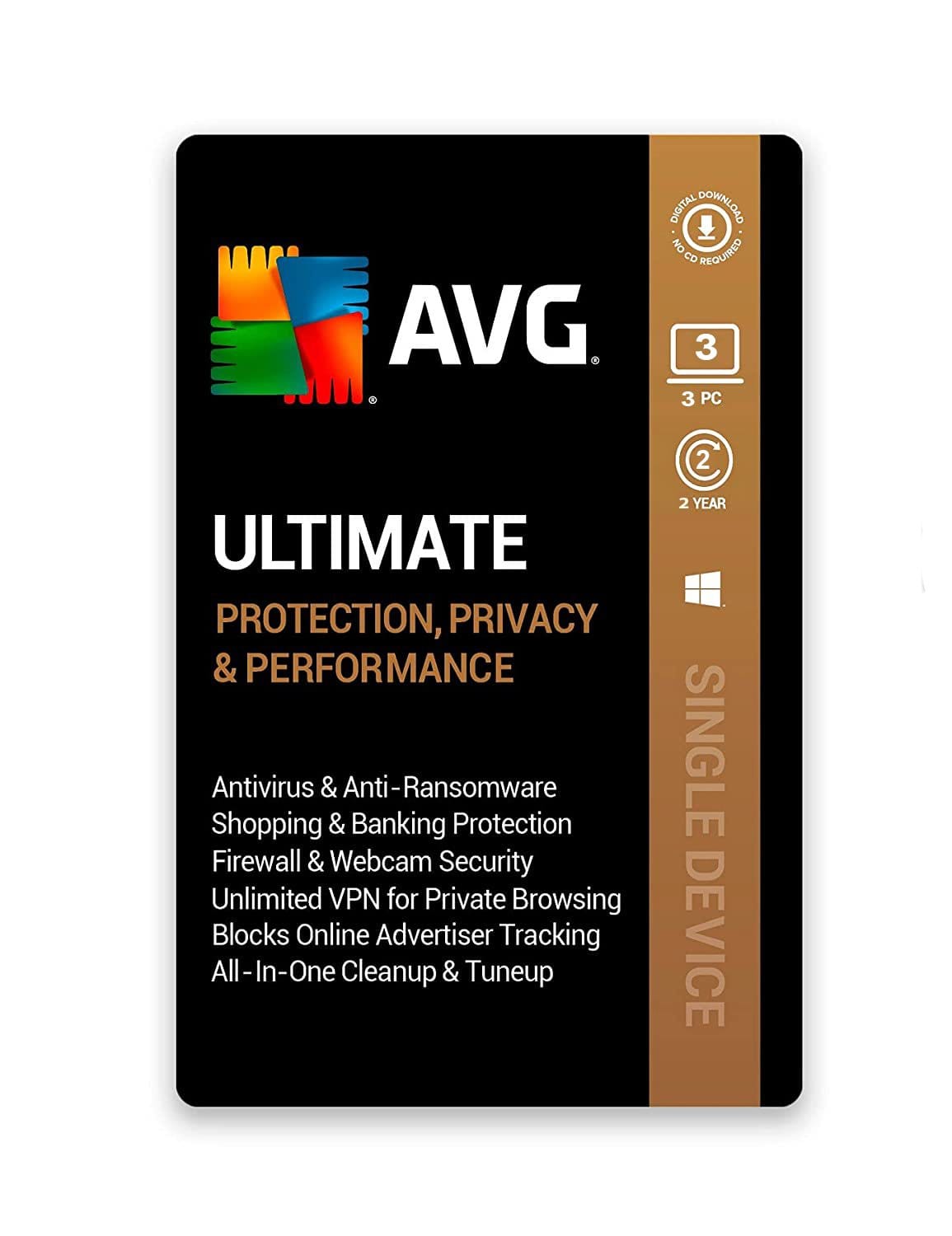 AVG Ultimate Multi-Device 3 Devices 2 Year (Email Delivery) (Global ...